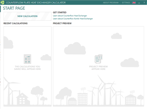 Heat exchanger calculations with high precision